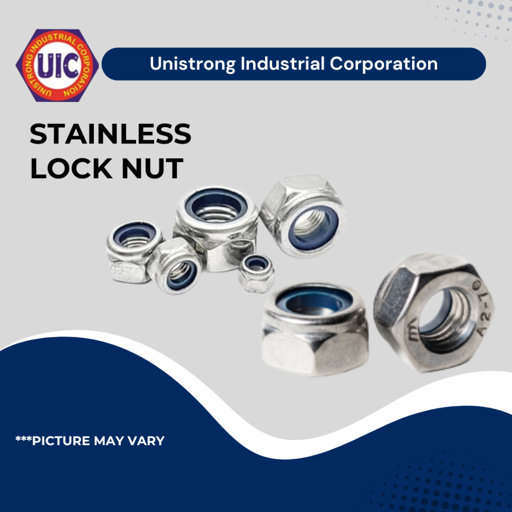 SUS 304 STAINLESS NYLON INSERT LOCK NUT (METRIC) | Shopee Philippines