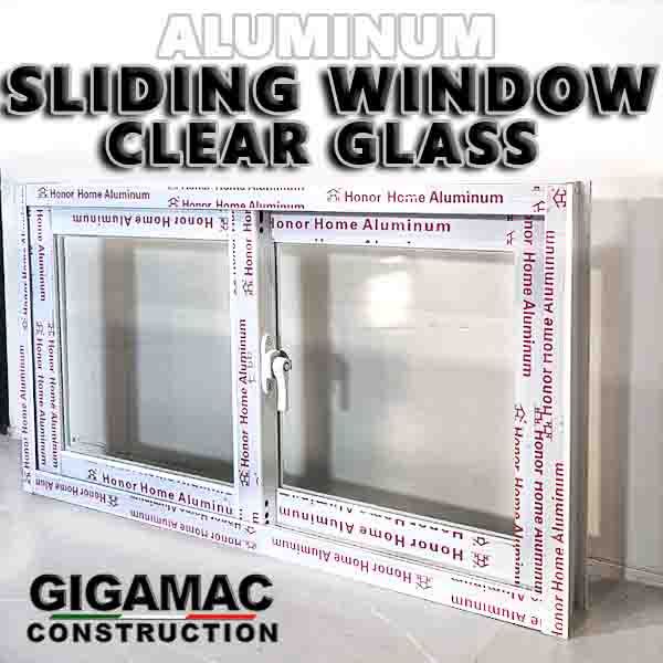 798 Series Aluminum Sliding Window Clear Glass Custom Size | Shopee ...