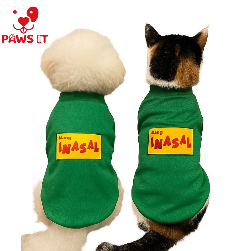 PAWS IT Dog Clothes Cat Clothes Mang Inasal Dog Sando Pet Tank Top Dog ...