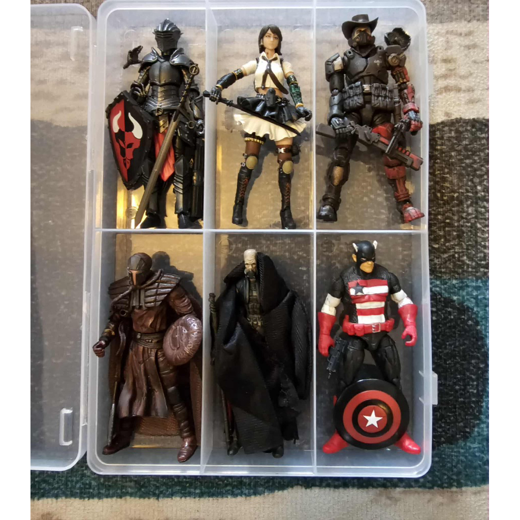 NEW Stackable 1:18 3.75 Premium Action Figure Case Joytoy PGV HACKS ...