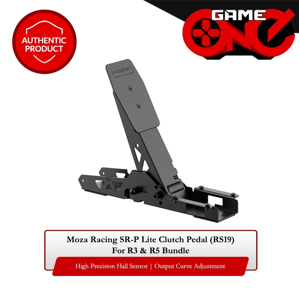 Moza SR-P Lite Clutch Driving Simulator Pedal for R3 & R5 Bundle (RS19 ...