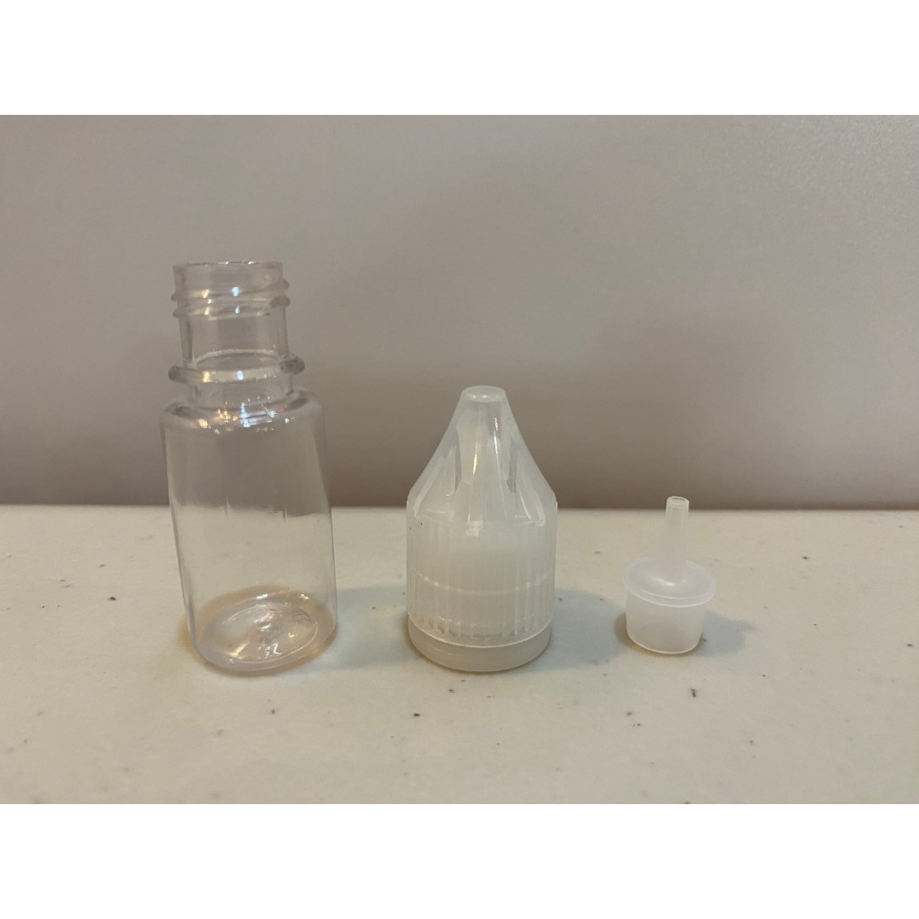 10ml Transparent/White Bottle with Tip & Cap | Shopee Philippines