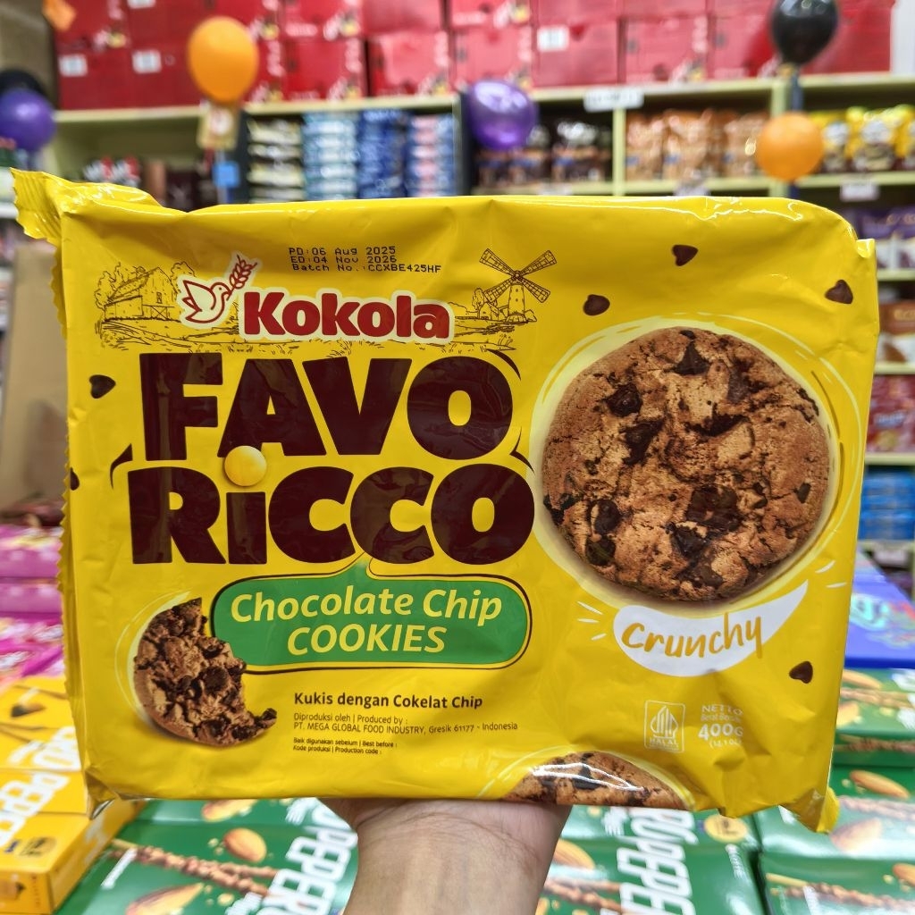 [BUY 1 TAKE 1] Kokola Favo Ricco Chocolate Cookies 400g | Shopee ...