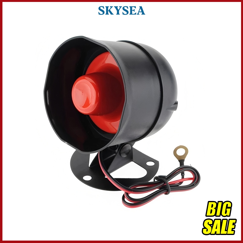 SUPER LOUD 6 Tone Car Siren Electronic Loud Siren Horn for Car Alarm ...