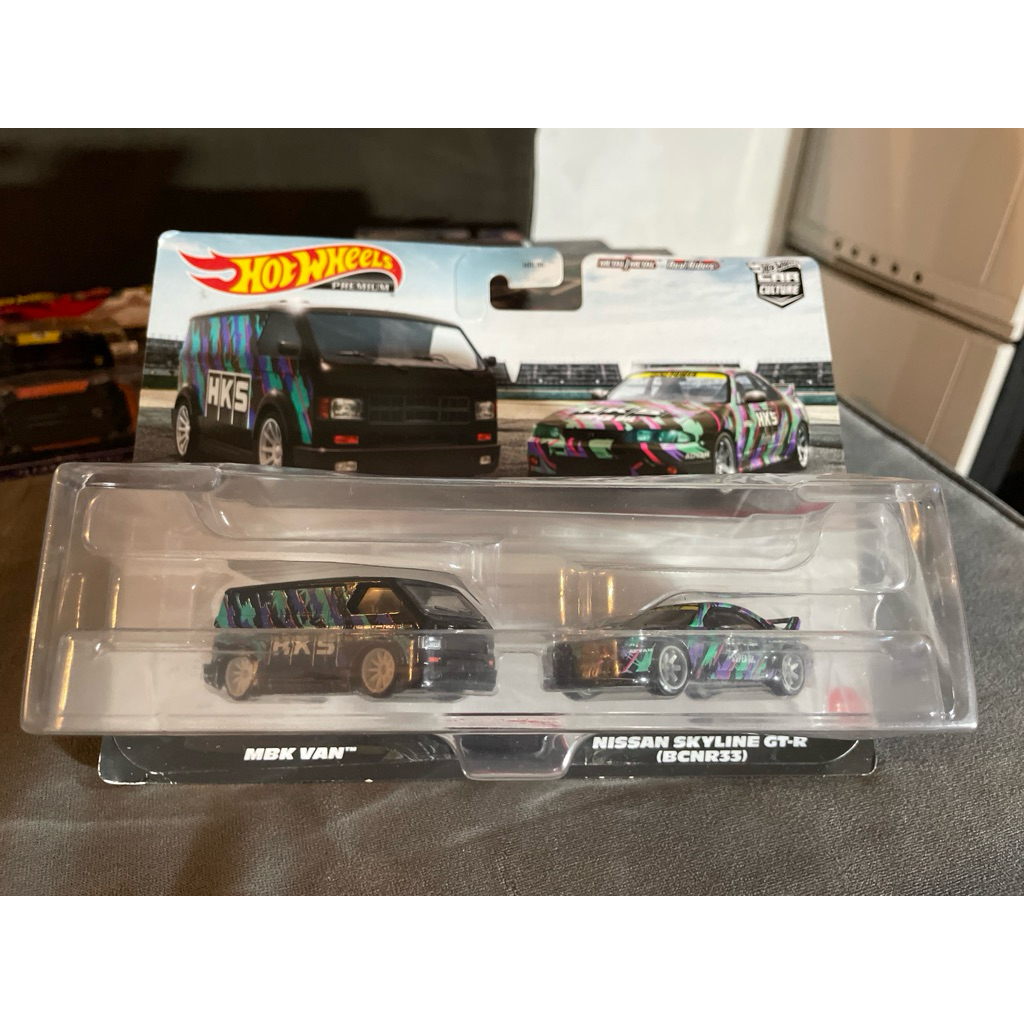 Hotwheels Premium 2 Packs HKS MBK Van Nissan Skyline GT-R JOH | Shopee ...