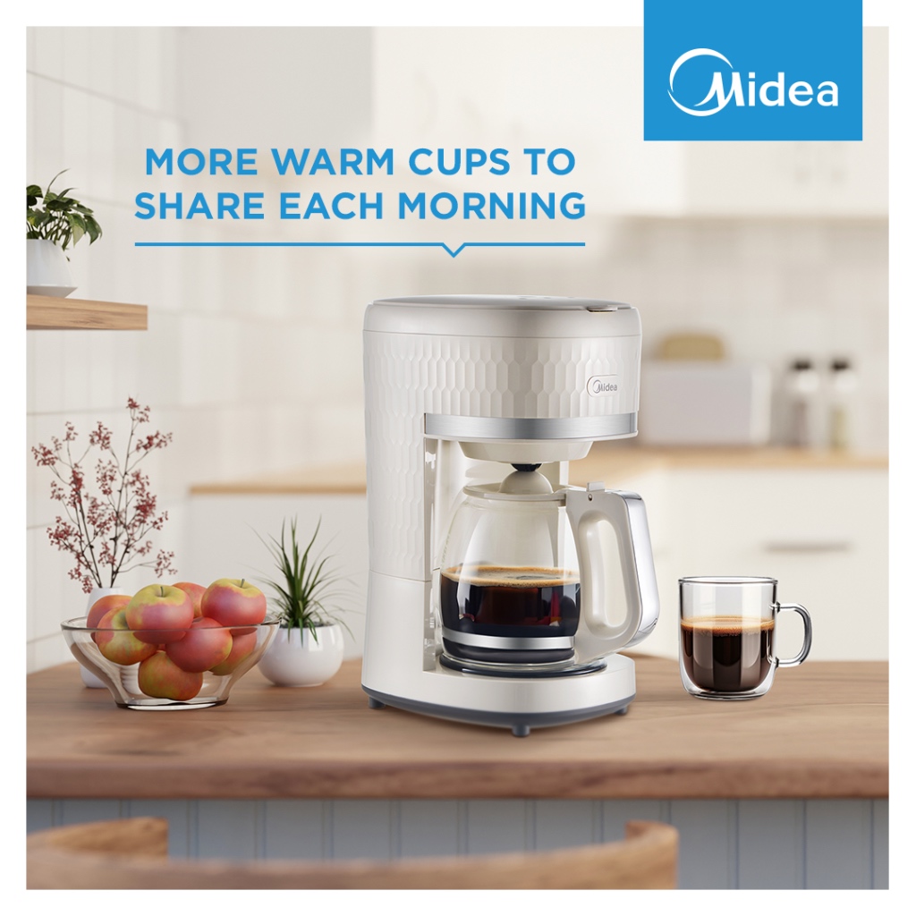 Midea Coffee Maker Breakfast Series 1.5L / 12 Cups with Keep-Warm ...