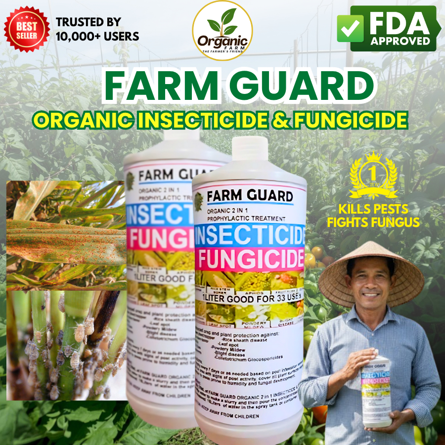 [Best Fungicide] Farm Guard 500ml Organic Insecticide & Fungicide for ...