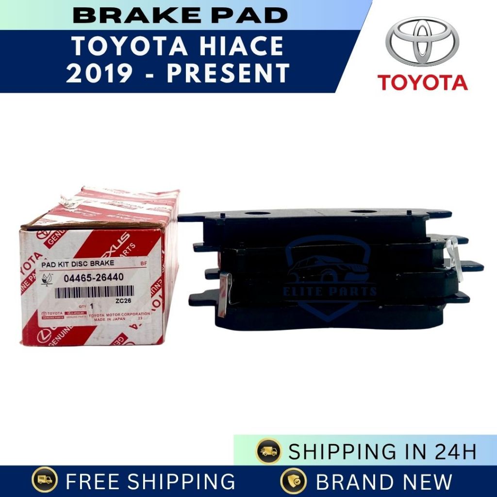 BRAKE PADS for TOYOTA HIACE 2019-UP 04465-26440 / Ceramic / Pad Kit ...