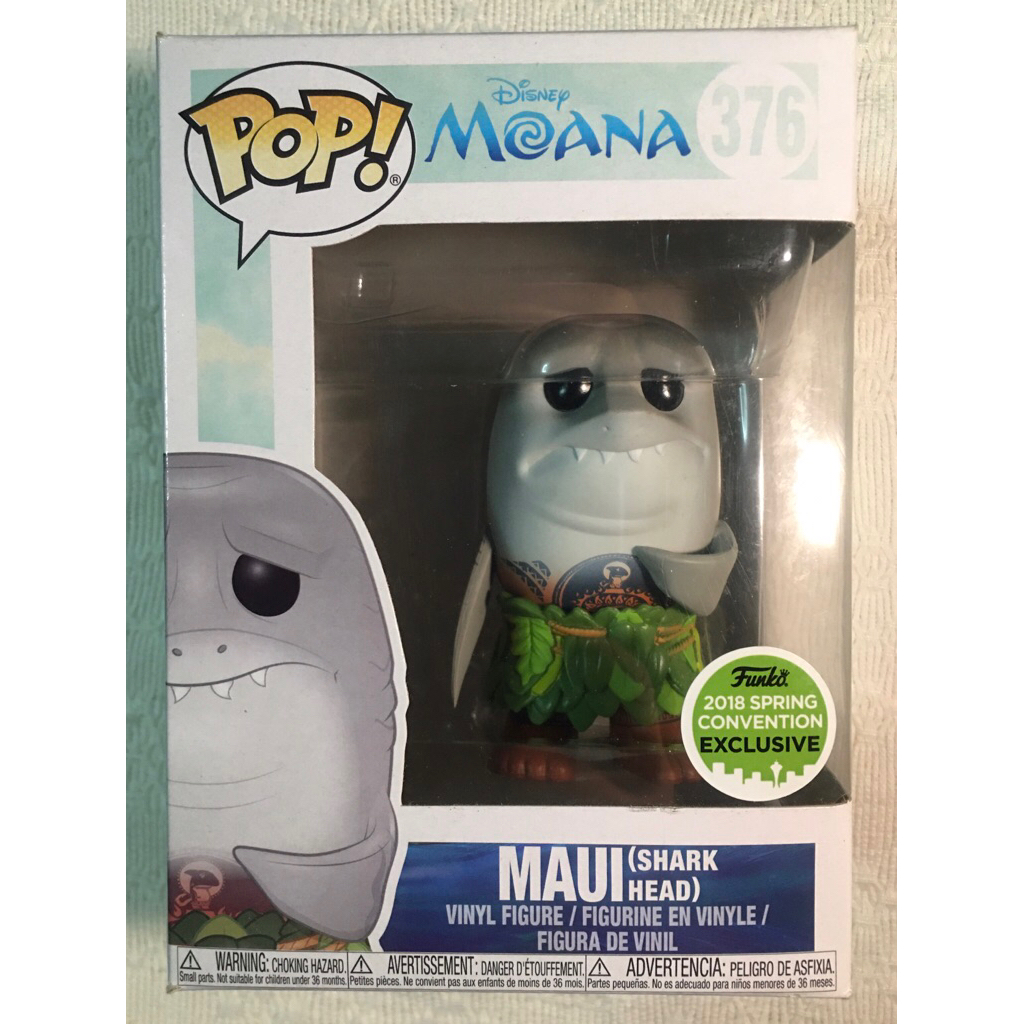 Funko Pop! Moana- Maui Shark Head 2018 Spring Convention Exclusive ...