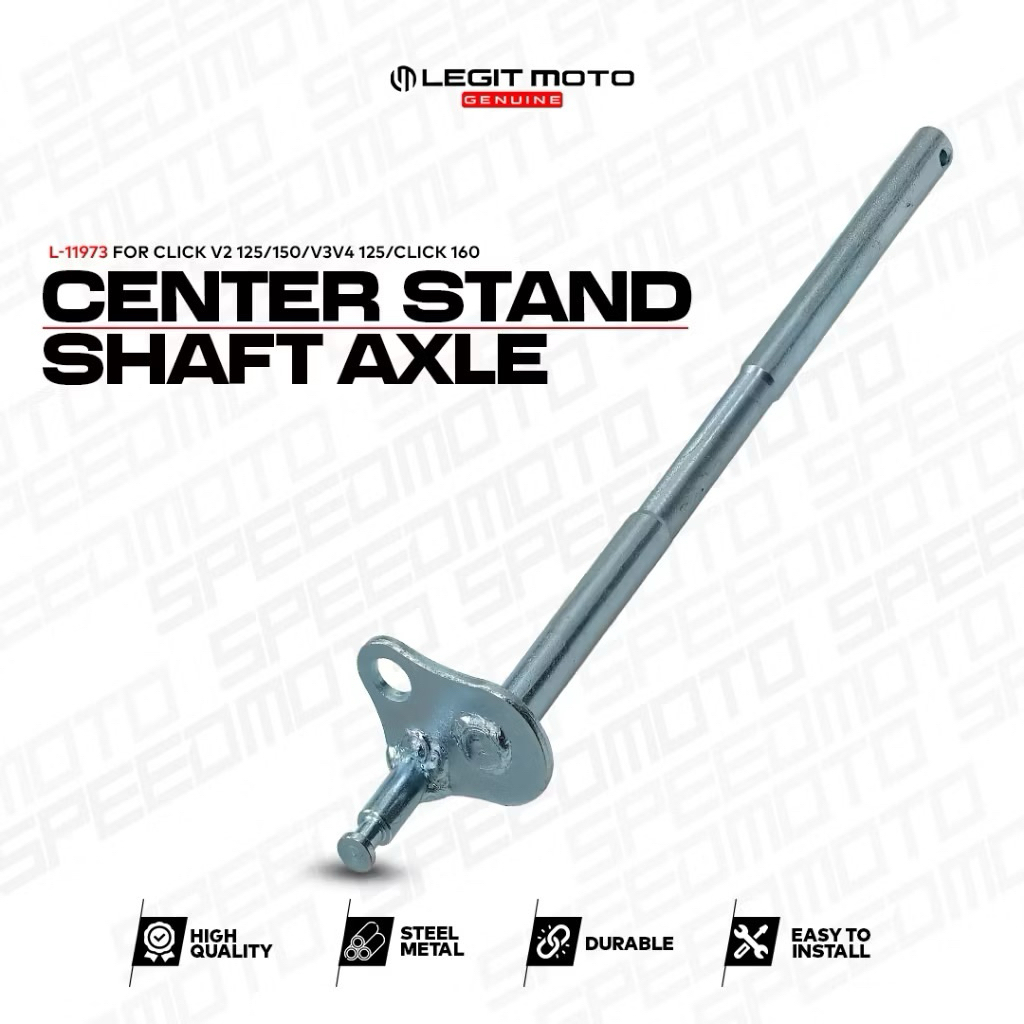 LEGITMOTO CENTER STAND SHAFT AXLE / EHE MAIN STAND FOR CLICK V2/V3/V4 ...