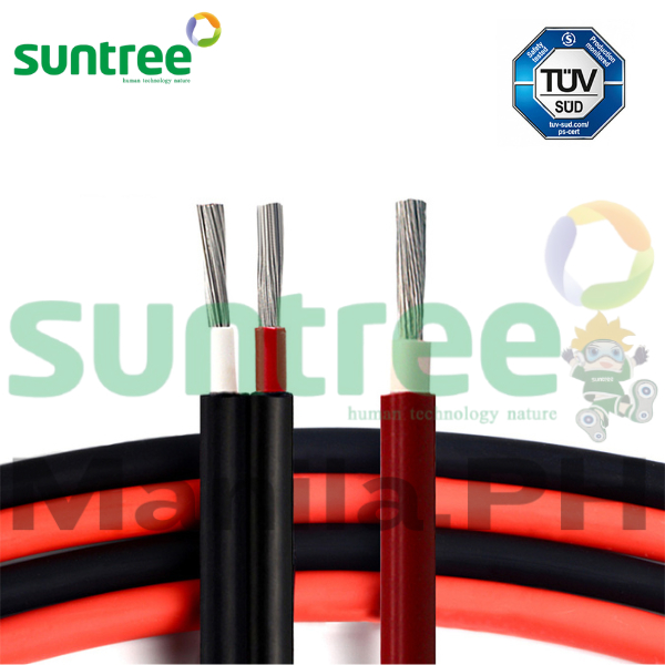 Suntree 5m 10m 15m 20m PV Cable Solar Cable 4.0mm2 6.0mm2 10mm2 Single ...