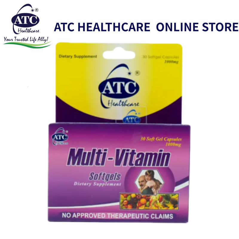 ATC Multi-Vitamins 30's FDA Approved Dietary Supplements Enhance ...