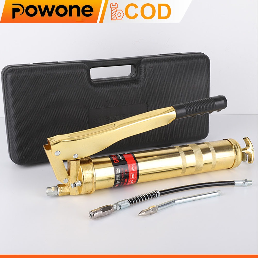 Heavy Duty Hand Grease Gun Oil Pump 600CC Hand Grease Lubrication Lever ...