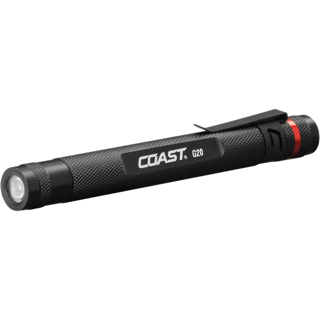 Coast G20 Inspection Beam LED Penlight with Adjustable Pocket Clip and ...