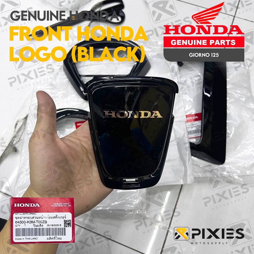 HONDA GENUINE BLACK FRONT COVER CENTER BLACK COVER FOR GIORNO 125 ...