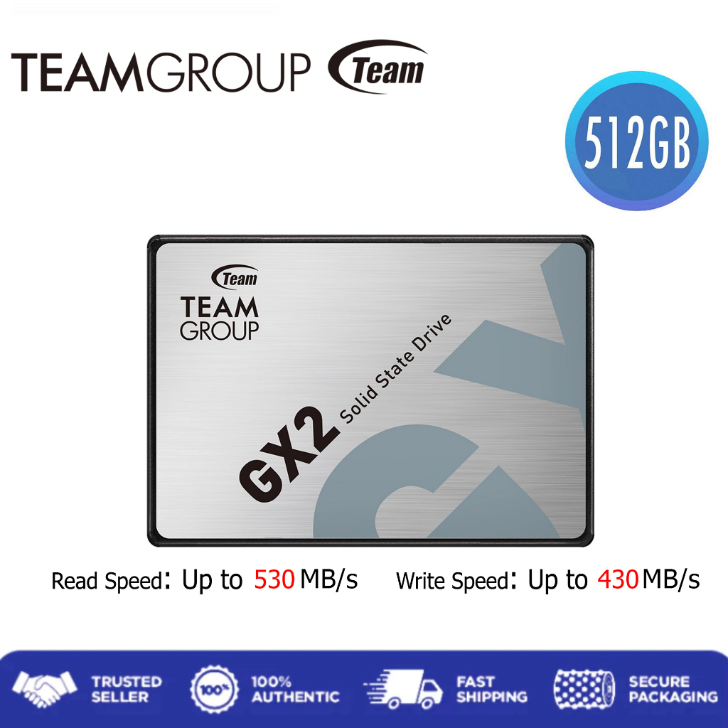 Teamgroup GX2 512GB 1TB SATA III Gaming 2.5 Inch SATA III Internal ...