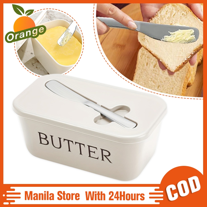 17cm*10cm Butter Dish With Lid Airtight Seal For Freshness Large Butter ...
