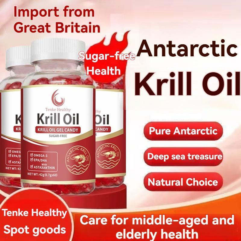 Mga softgel ng British Antarctic krill oil, kapaki-pakinabang para sa ...