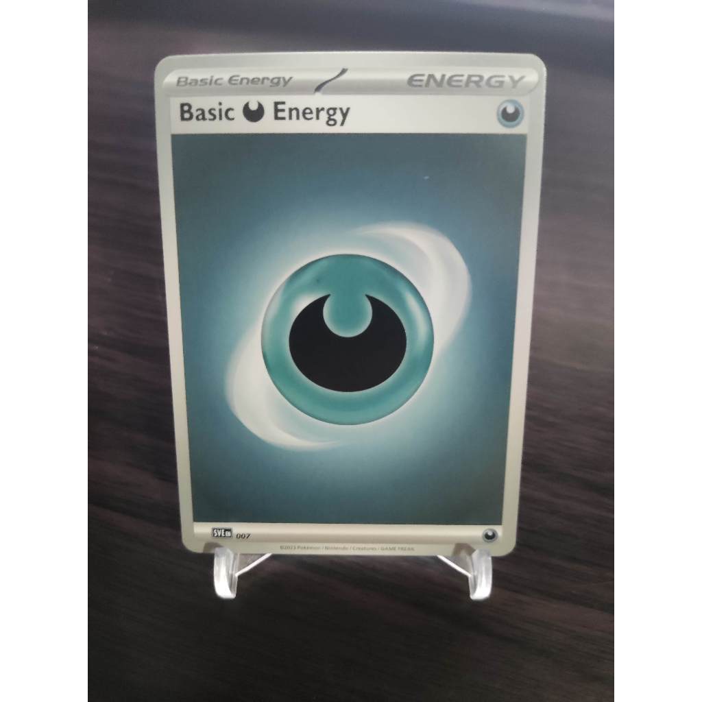 3 PCS Basic Darkness Energy - 007 - SVE: Scarlet & Violet Energies (SVE ...