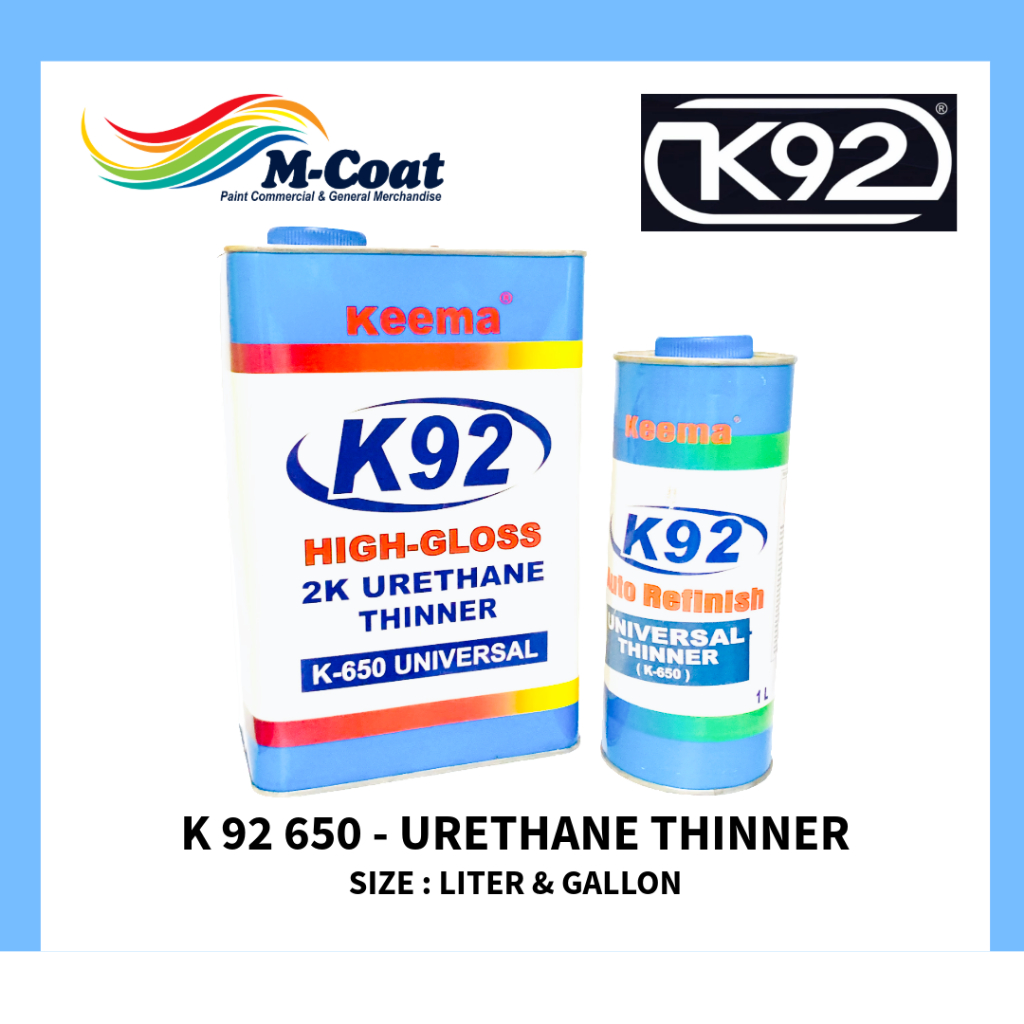 K92 650 - Urethane Thinner Liter and Gallon | Shopee Philippines