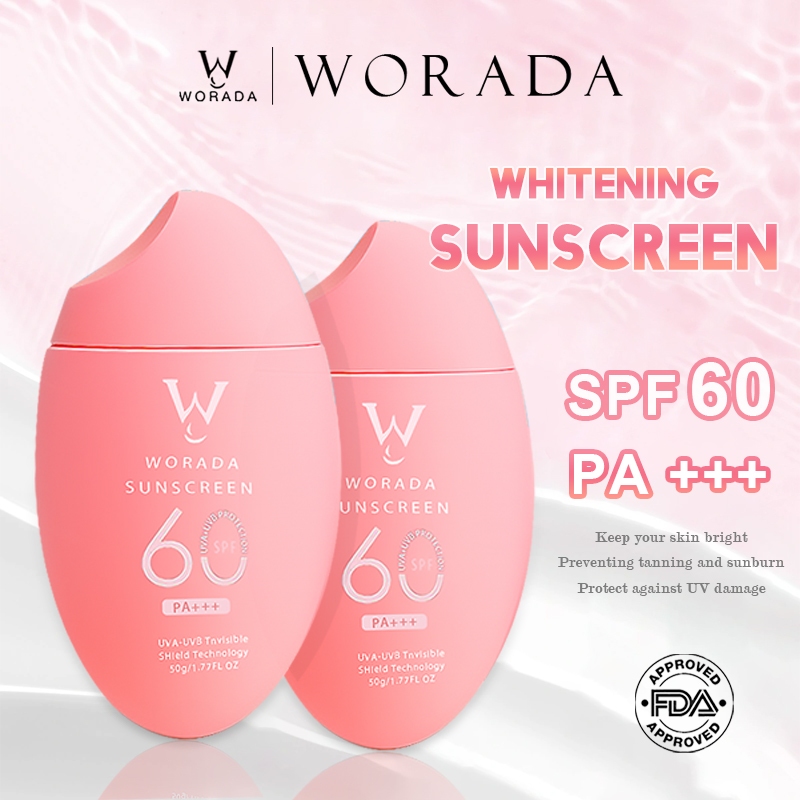 (1pc/2pcs) WORADA BEAUTY SPF60+++ sunscreen high protection UV PLUS 50g ...