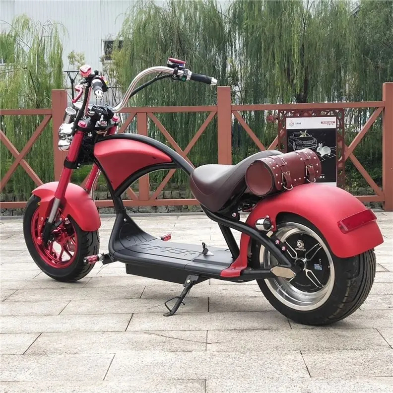 2000W Steel Frame Electric Scooters Battery Removable Chopper Frame Fat ...