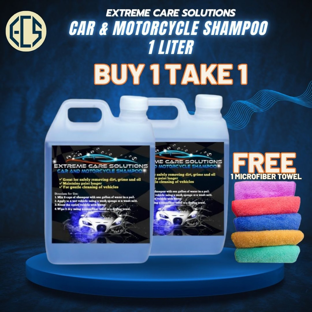 Car/Motorcycle Shampoo Buy 1 Take 1 w/ 1 FREE Soft Towel Extreme Care ...