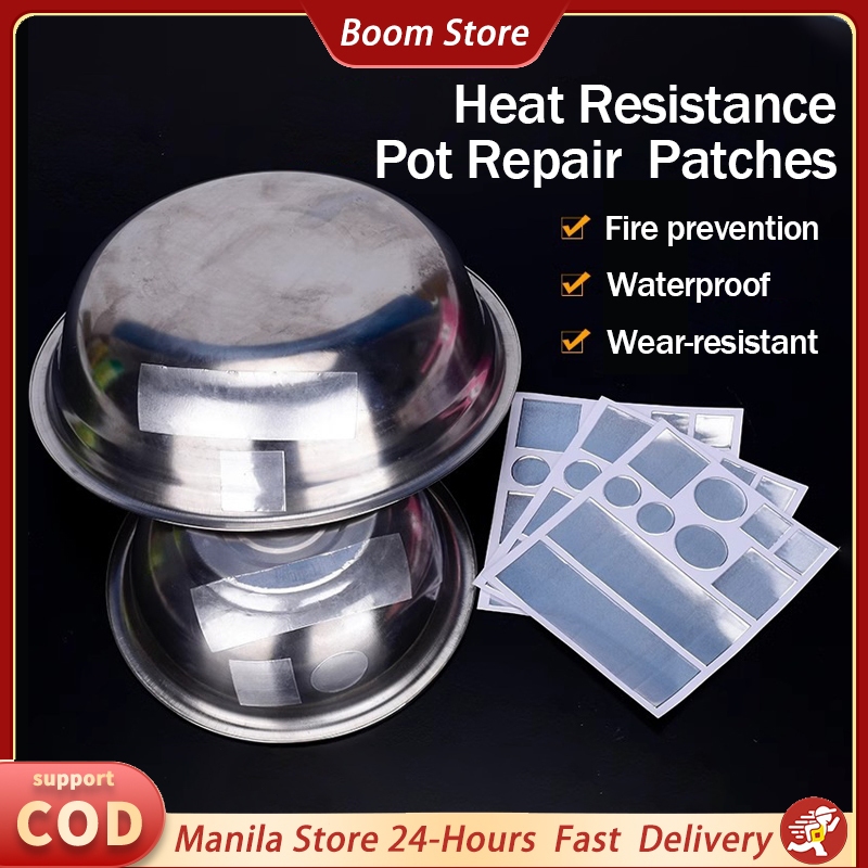 30sheets Aluminum Foil Repair Pot Sticker Heat-Resistant Pot Sticker ...