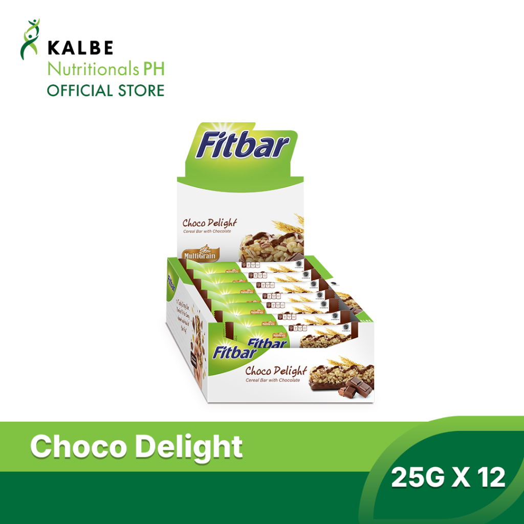 Fitbar Chocolate 12x22g – Healthy Snack Bar | Shopee Philippines
