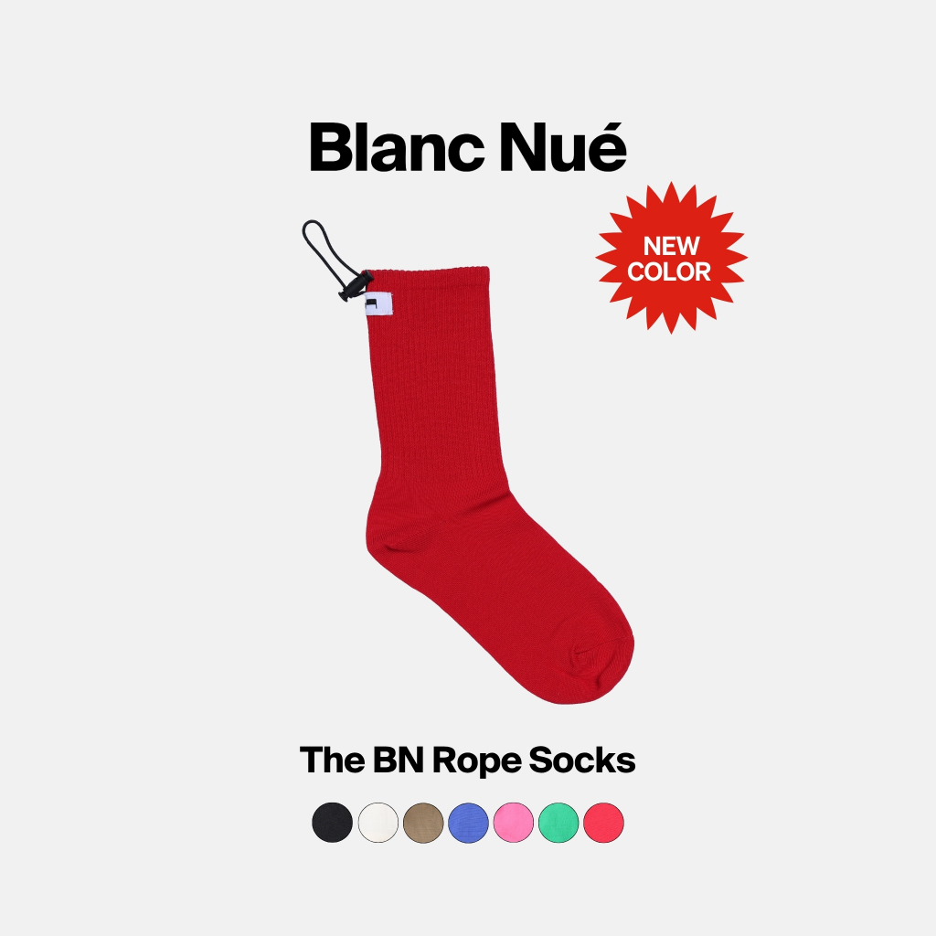 Blanc Nué The BN Rope Socks (Cotton Crew Socks) | Shopee Philippines