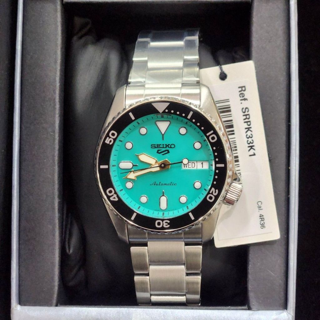 SEIKO 5 SPORTS SBSA229 Emerald Green SKX Style Automatic Men's Watch ...