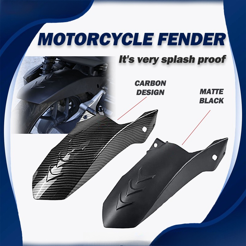 Honda Click 125i/150i V1-V4 Carbon White Rear Tire Hugger Mudguard ...
