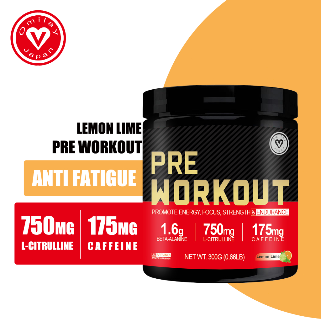 Omilay Pre Workout Powder with Caffeine Reduces Muscle Fatigue and ...