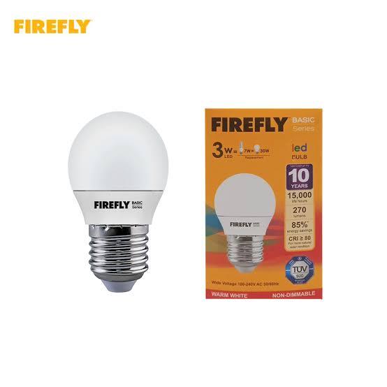 FIREFLY LED Bulb Daylight NON-DIMMABLE 3w | 5w | 7w | 9w | Shopee ...