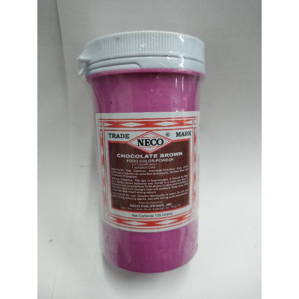 Neco Chocolate Brown(food color-powder)125g | Shopee Philippines