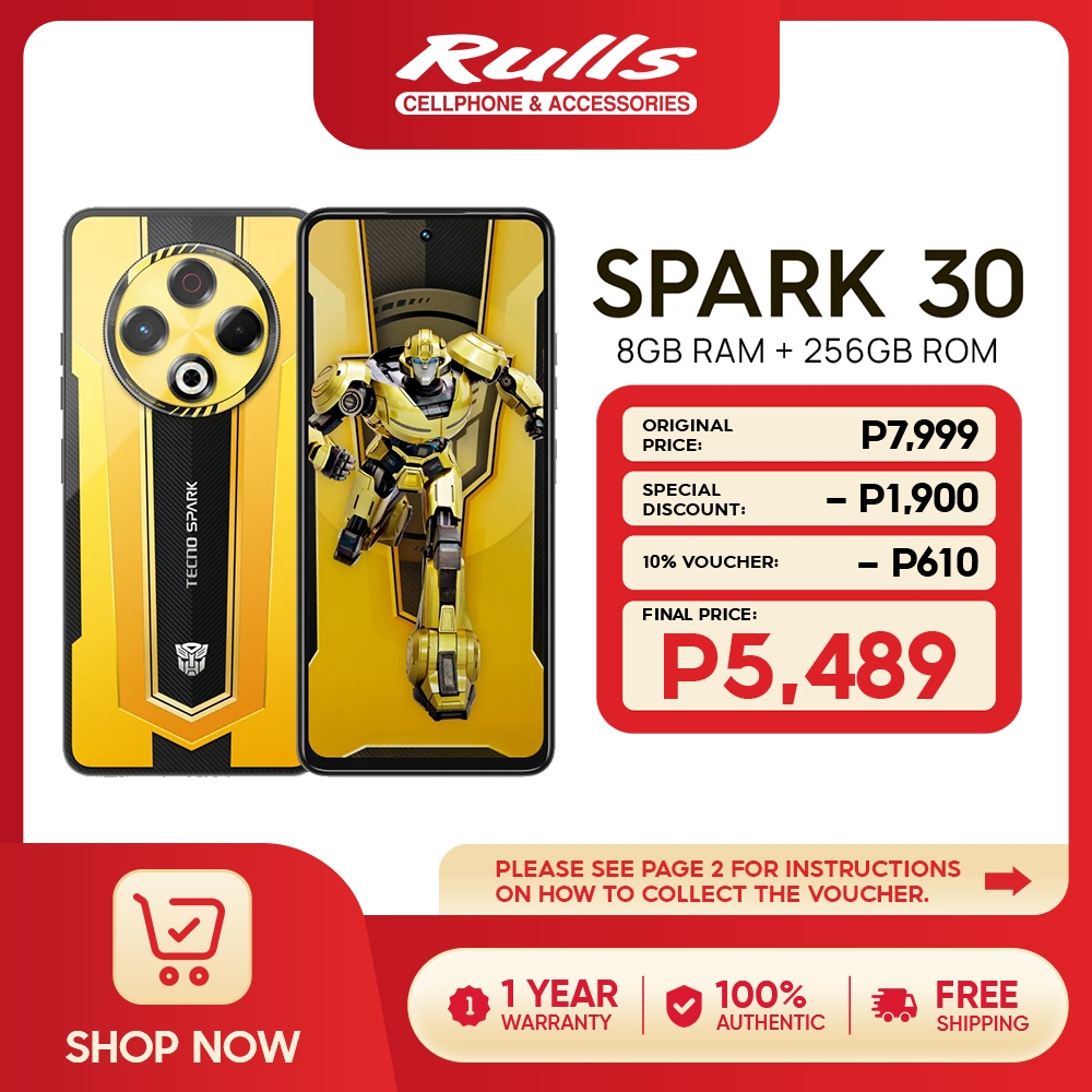 [NEW] TECNO SPARK 30 Smartphone | 16GB (8+8) + 256GB | Helio G91 ...