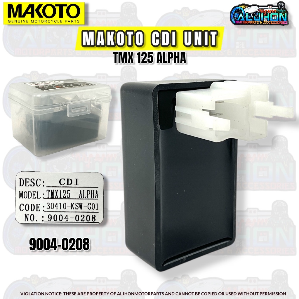 MAKOTO CDI FOR TMX 125 ALPHA ORIGINAL - 9004-0208 | Shopee Philippines