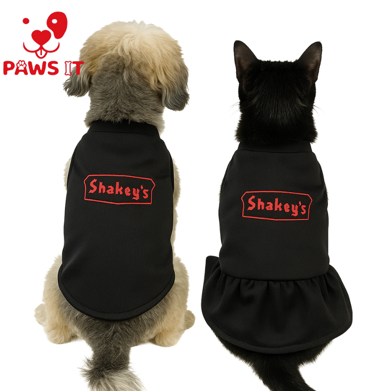 PAWS IT Dog Clothes Cat Clothes Shakey's Dress Dog Skirts Dress Pet ...