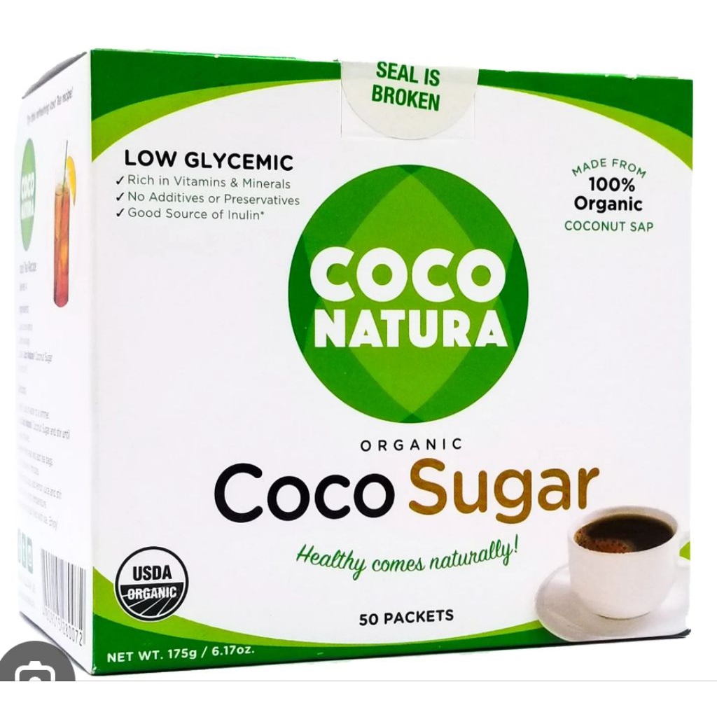 Coco Natura Organic CoCo Sugar 50pcs | Shopee Philippines