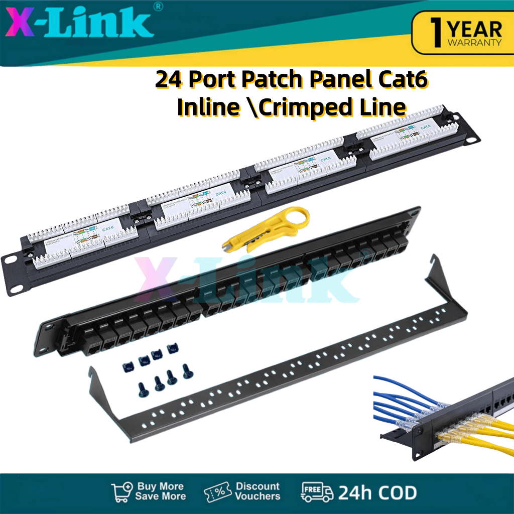 Shop 24 port patch panel for Sale on Shopee Philippines