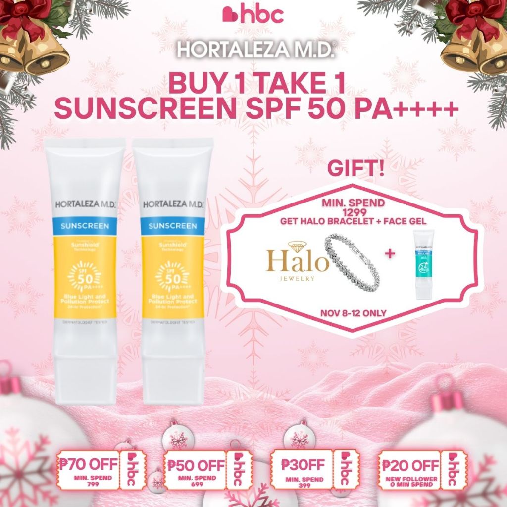 [BUY1 TAKE1] hbc Hortaleza M.D. Sunscreen SPF50 PA ++++ 50ml ...