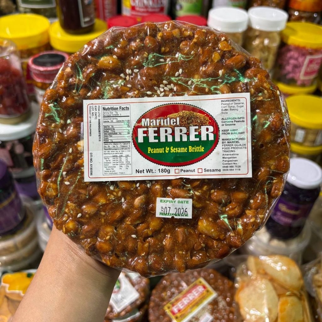 Ferrer Peanut Brittle from Baguio Pasalubong - best as Snack | Shopee ...