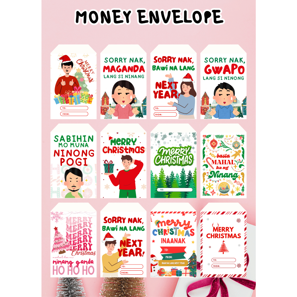 Witty Christmas Ampao/Angpao - Stylish & Yayamanin Feels - Sold by 5s ...