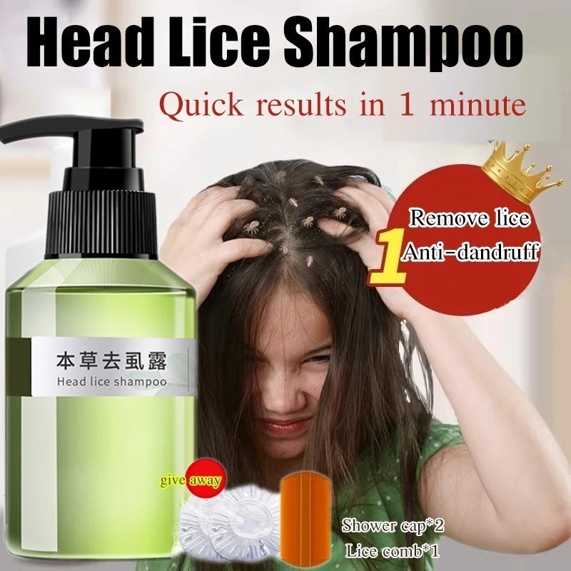 Lice Terminator Licealiz Shampoo Head Lice Teatment Lice Remover KWELL ...