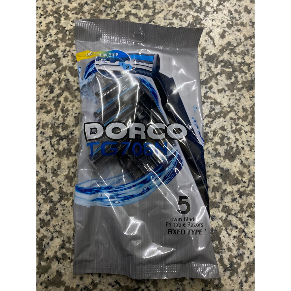 Dorco shaver 5pcs twin blade disposable razor | Shopee Philippines