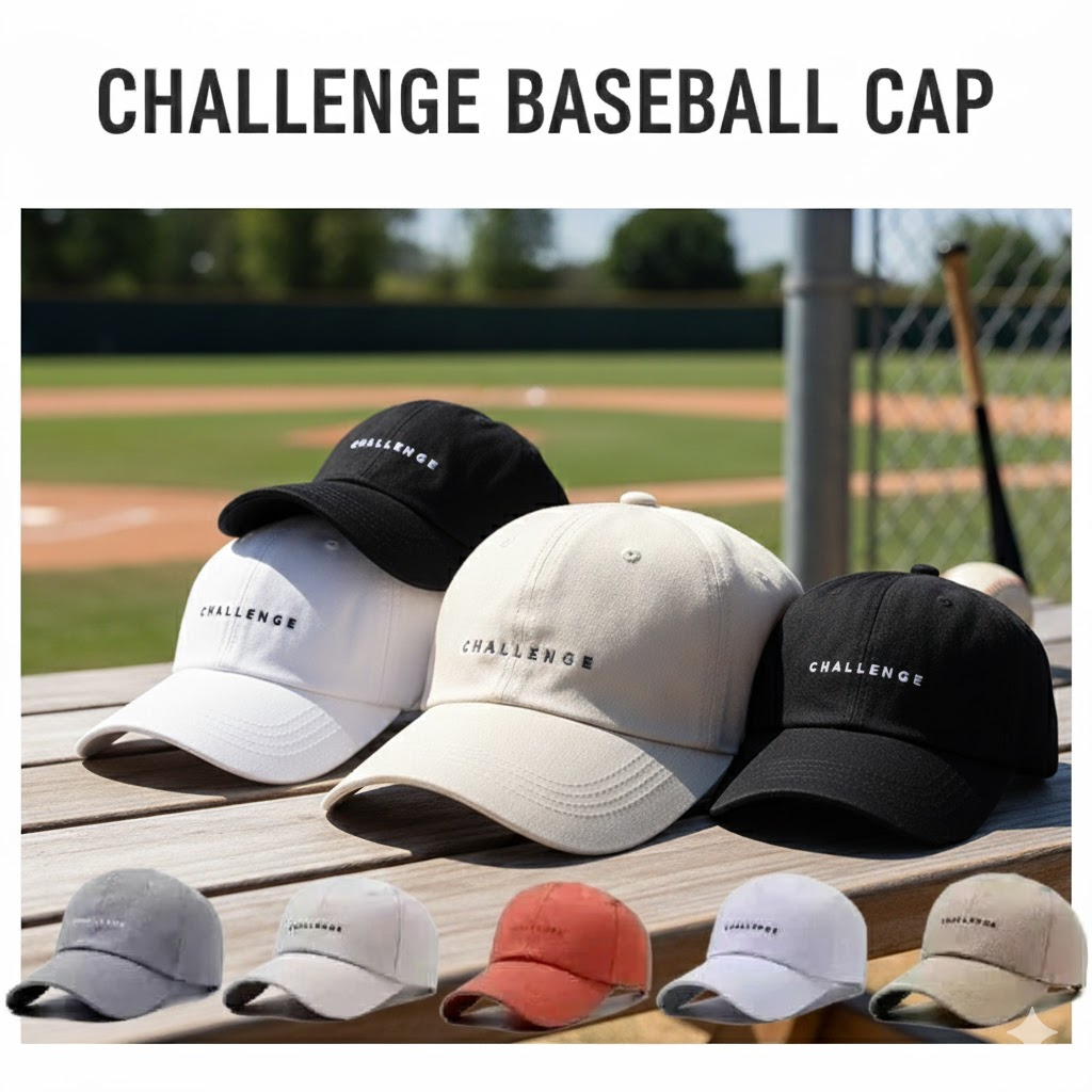 Unisex Multi Color Korean Fashion CHALLENGE Cap Outdoor Sumbrero ...