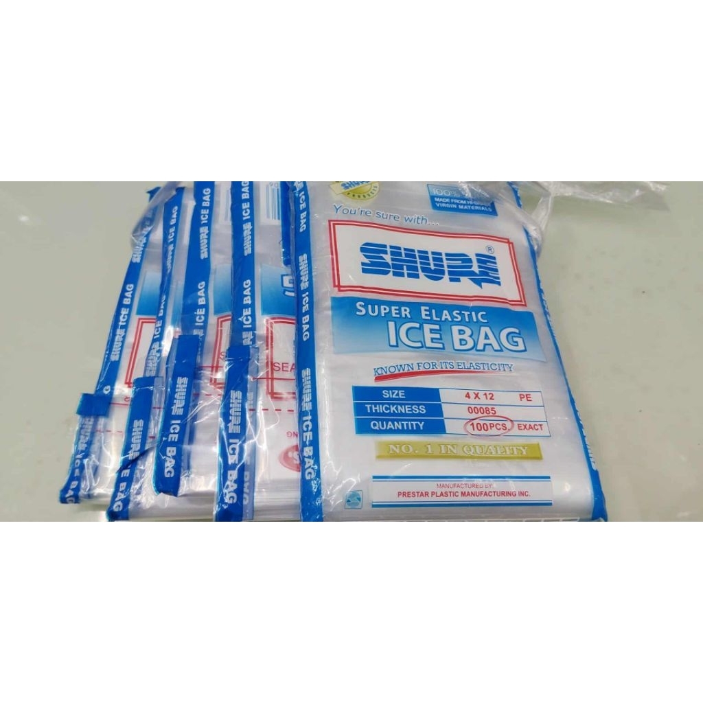 5x100's 4x12 Shure Ice Bag Plastic 0.00085 | Shopee Philippines