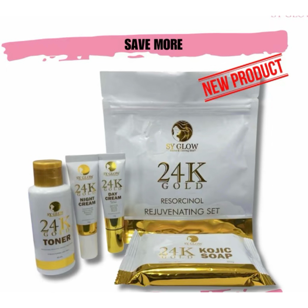 Sy Glow 24k Gold Resorcinol Rejuvenating Set | Shopee Philippines