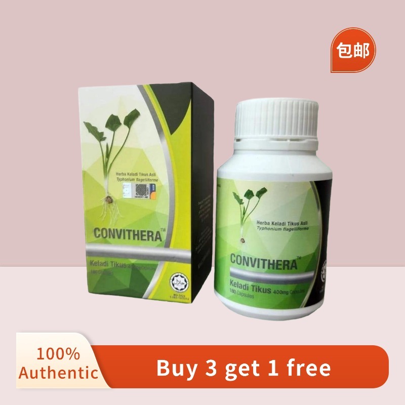 CONVITHERA Herba Keladi Tikus 400mg | Shopee Philippines