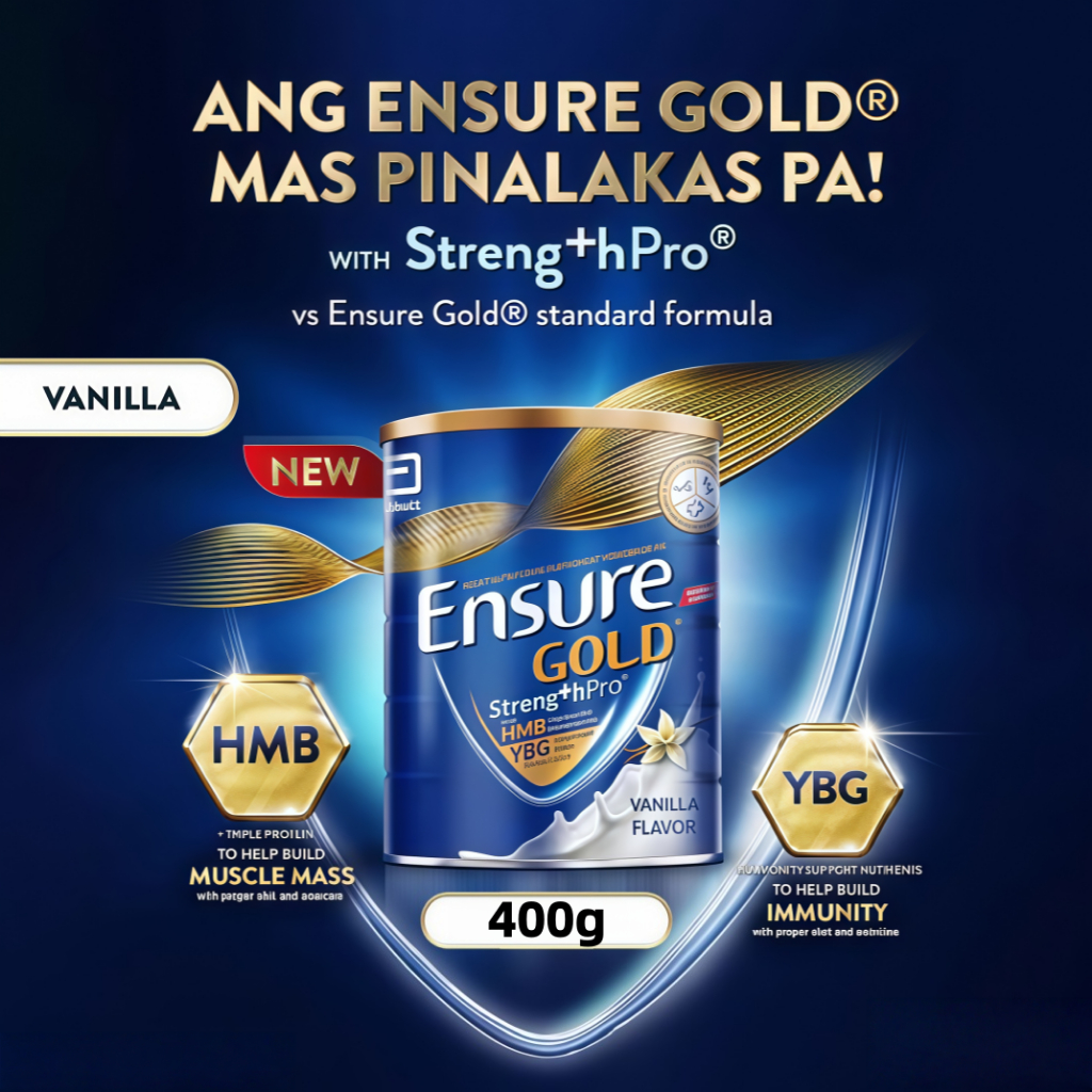 400G Ensure Gold with Streng+hPro Vanilla With HMB And YBG Vanilla ...